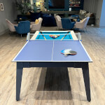 The Steel 6ft Slate Bed American Pool Table | Liberty Games