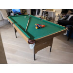 Pureline 6ft Folding Snooker & Pool Table | Liberty Games