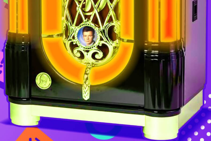 Rick Astley 'RickRolling' Ltd Edition Jukebox | Liberty Games