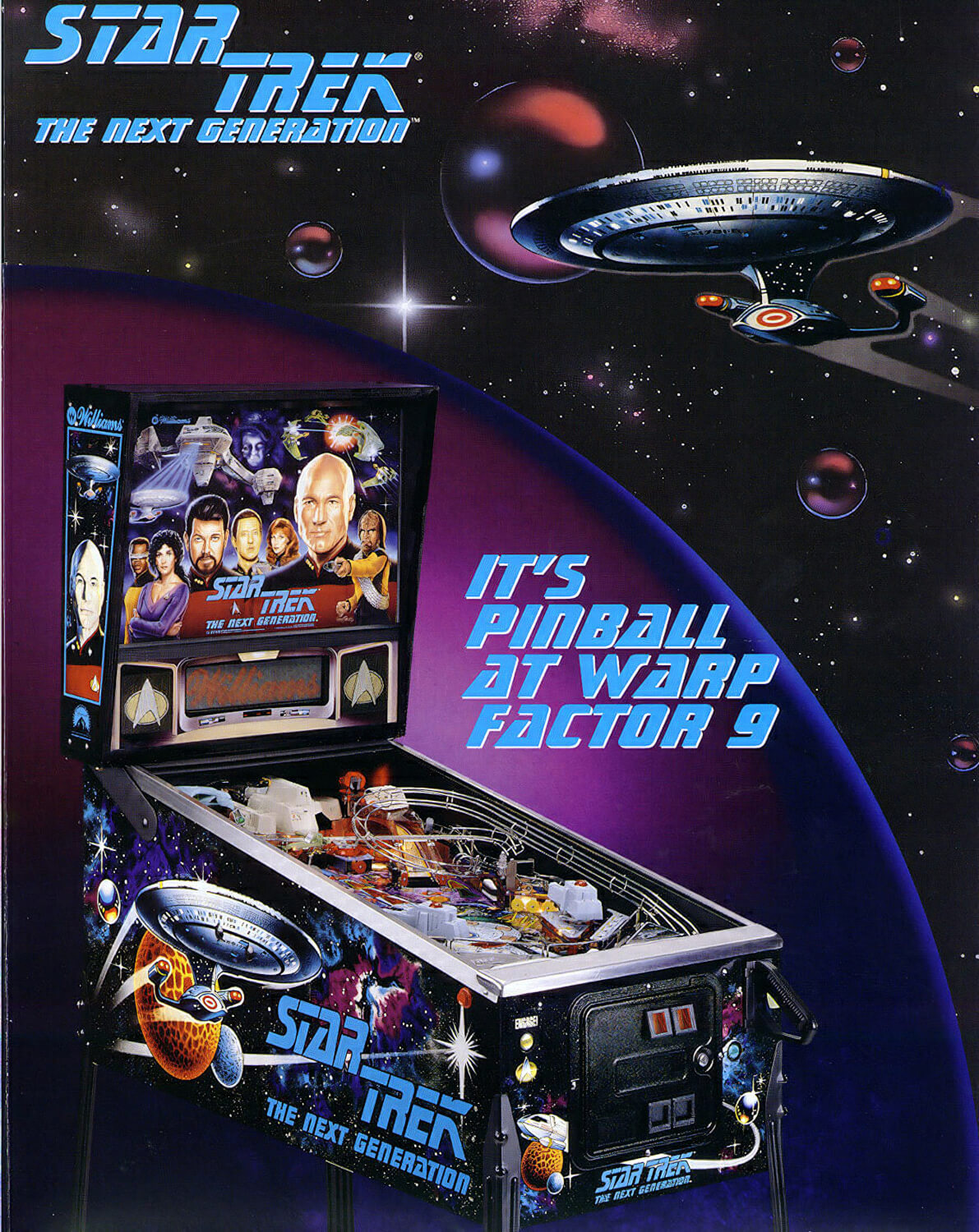 Star Trek: The Next Generation Pinball Machine | Liberty Games