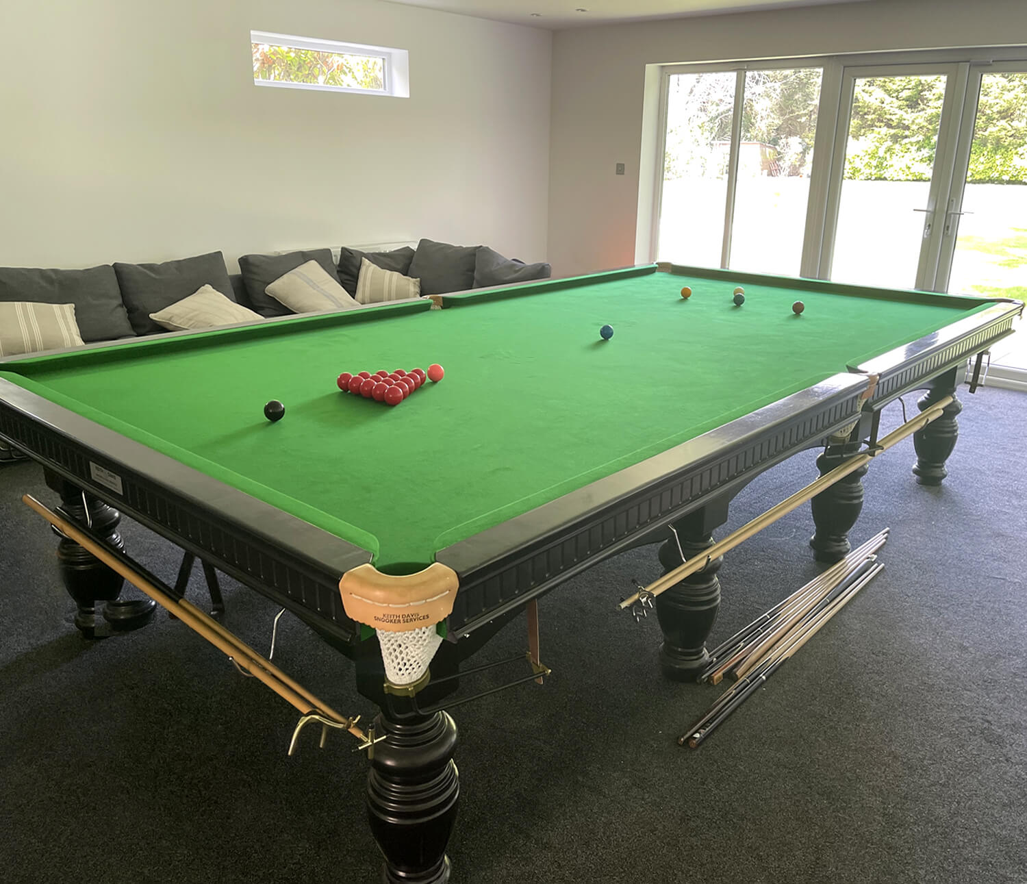 Fully Refurbished Slate Bed Full Size Snooker Table | Liberty Games