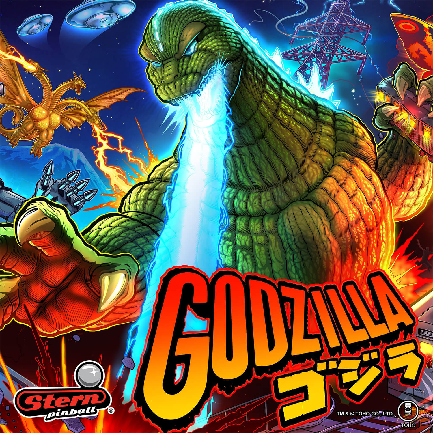 Stern Godzilla Limited Edition Pinball Machine | Liberty Games