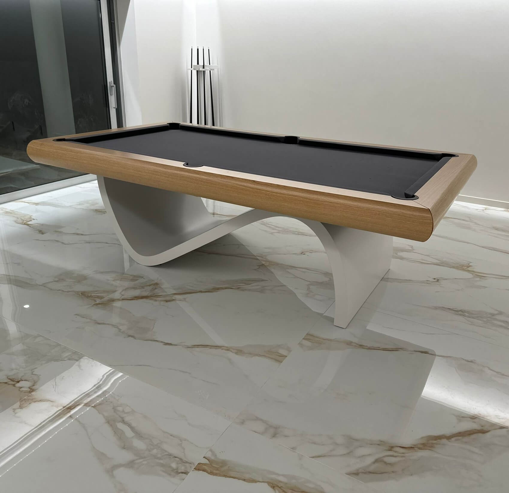 The Picasso Slim Slate Bed Pool Table | Liberty Games