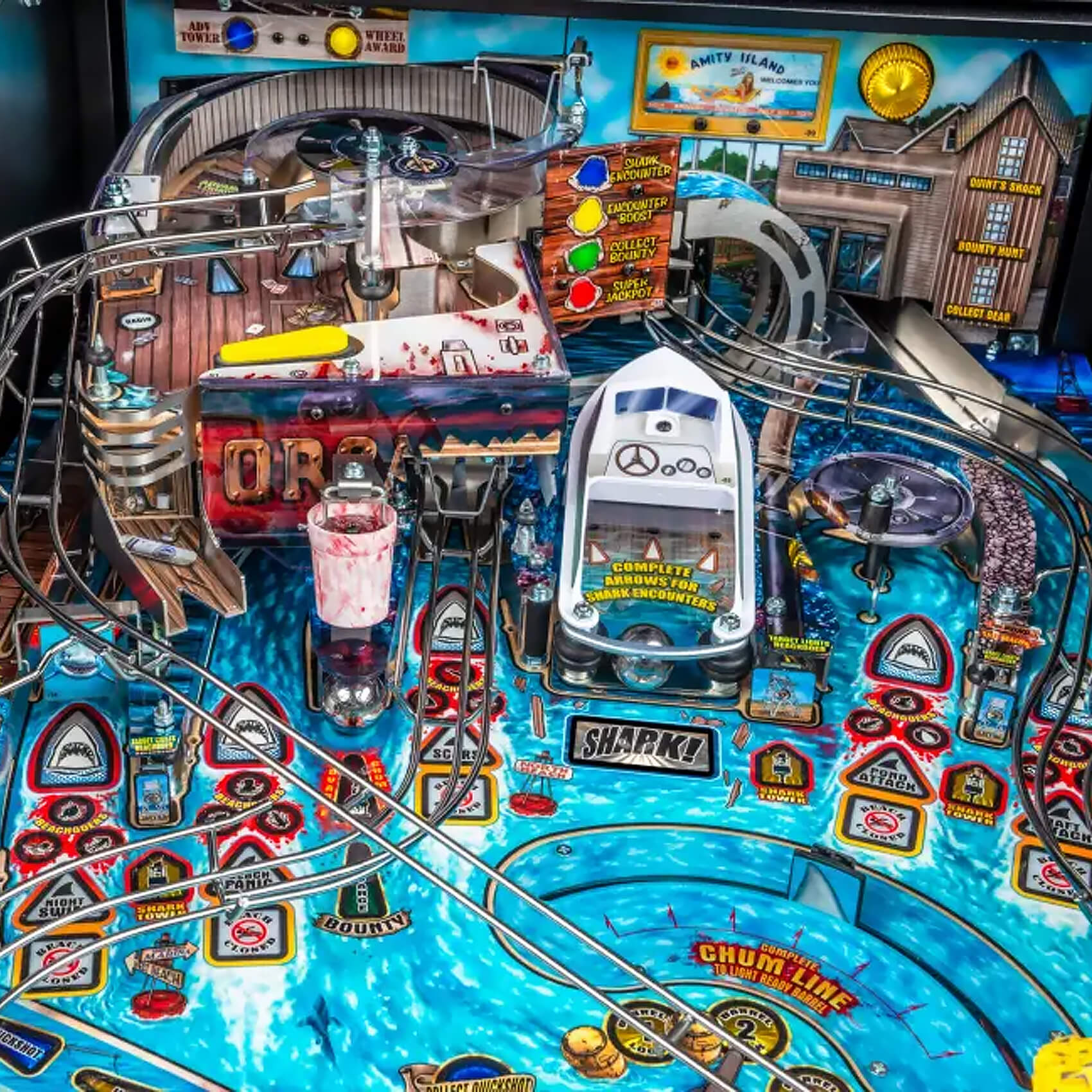 Stern Jaws Premium Pinball Machine | Liberty Games