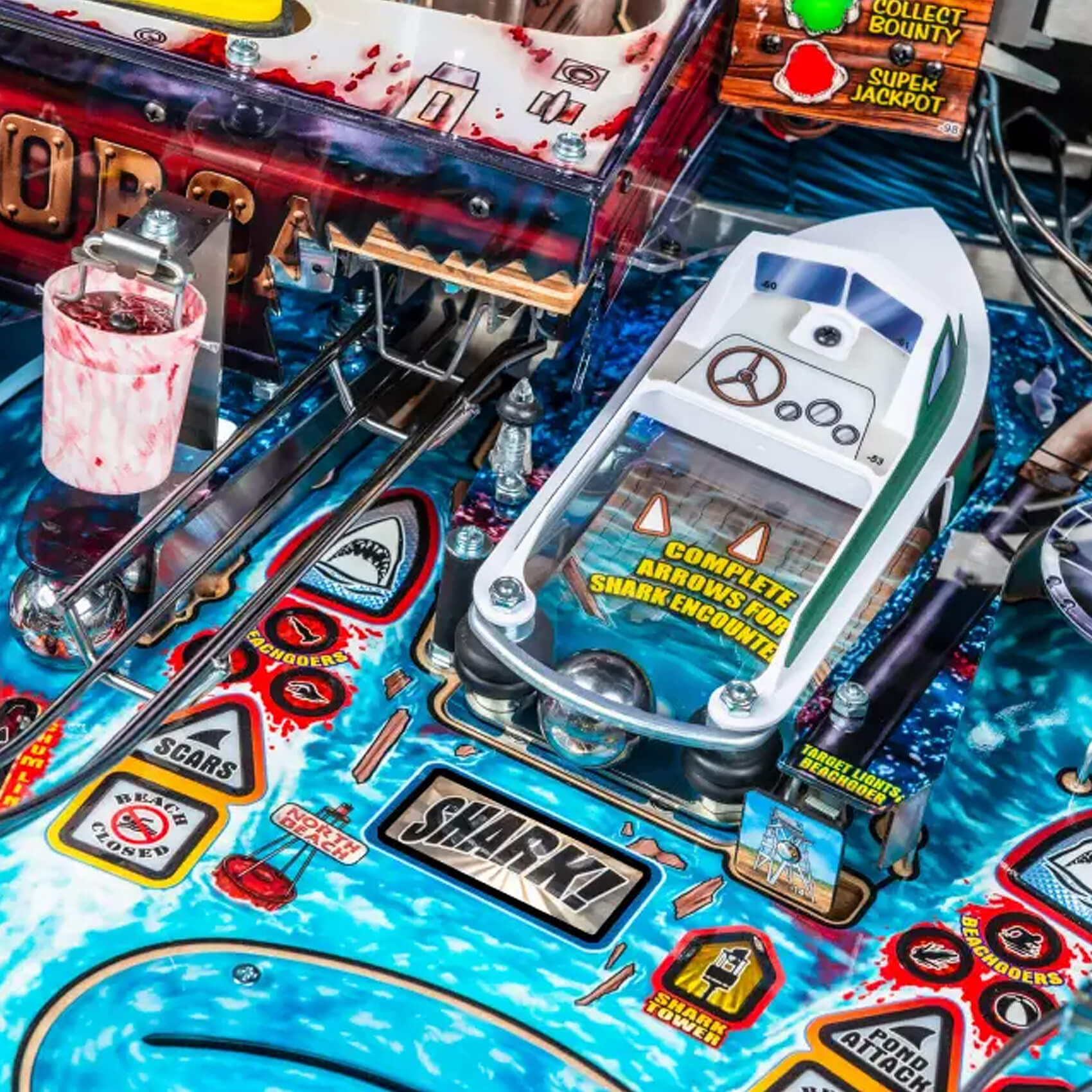 Stern Jaws Limited Edition Pinball Machine | Liberty Games