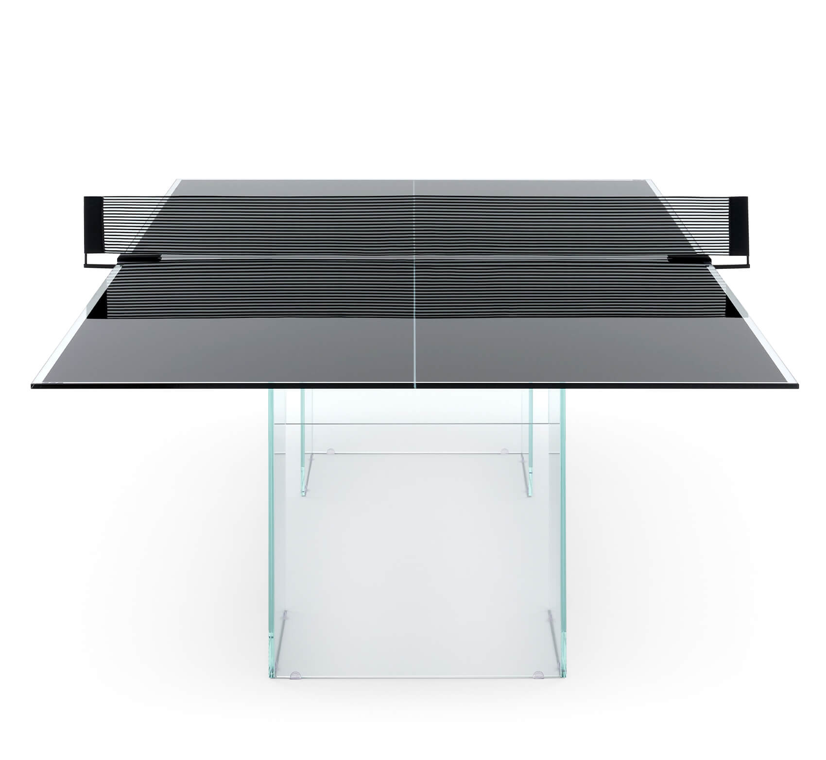 The Crystal Outdoor/Indoor Glass Table Tennis Table | Liberty Games