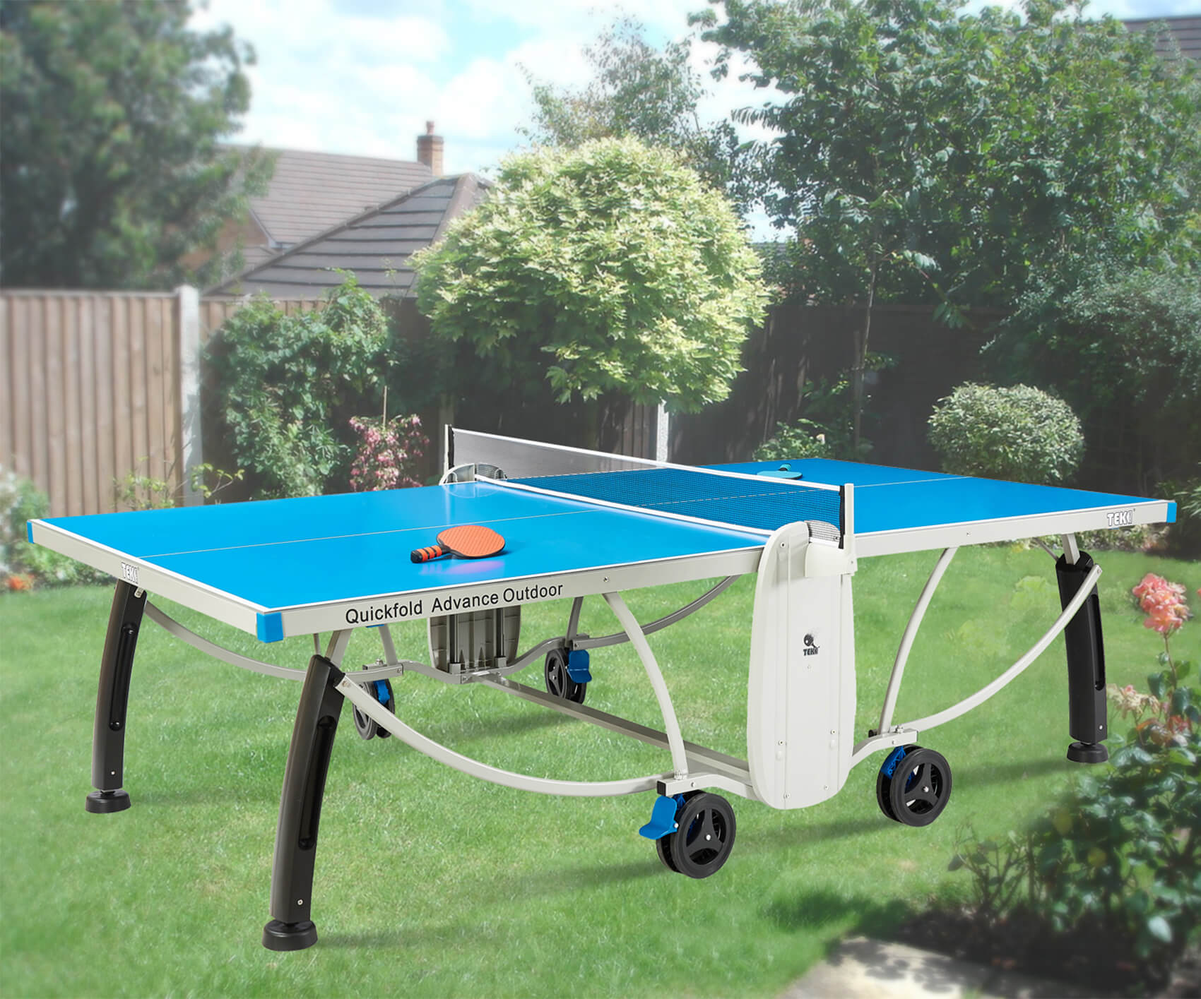Tekscore Quickfold Outdoor Advance Table Tennis Table | Liberty Games