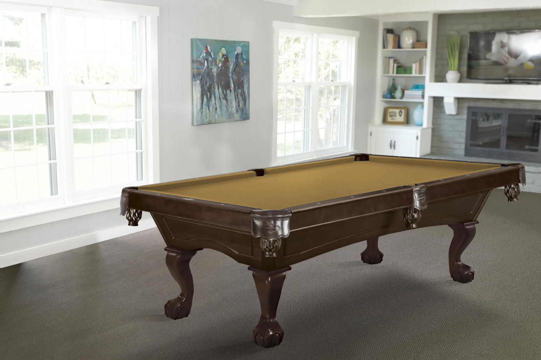 Allenton Ball & Claw Leg Pool Table | Liberty Games