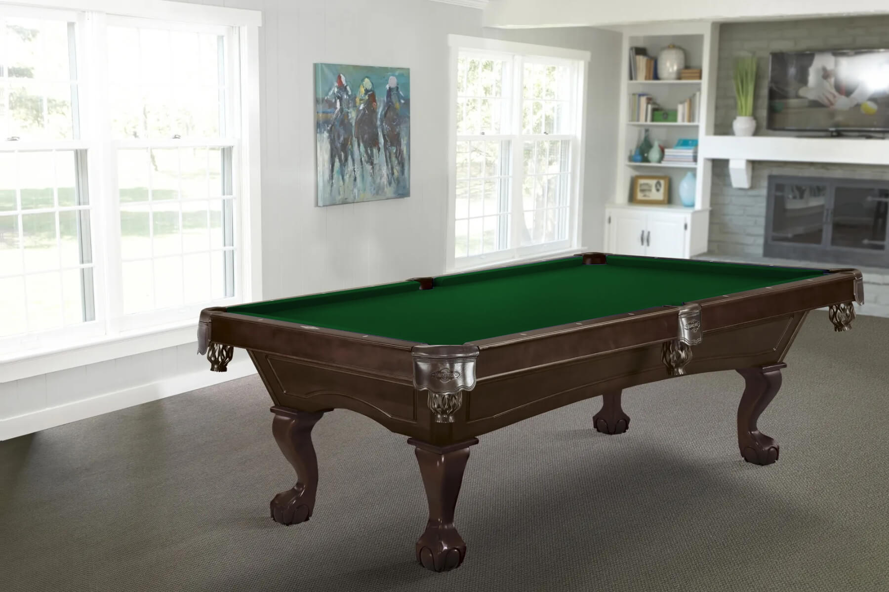 Allenton Ball & Claw Leg Pool Table | Liberty Games