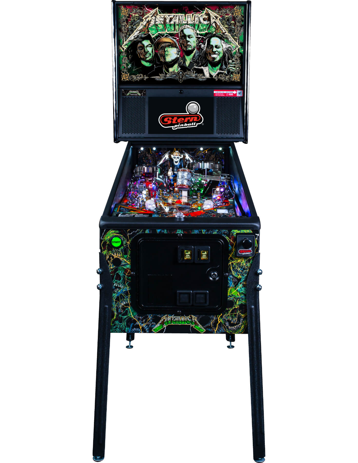 Stern Metallica Remastered Premium Pinball Machine | Liberty Games