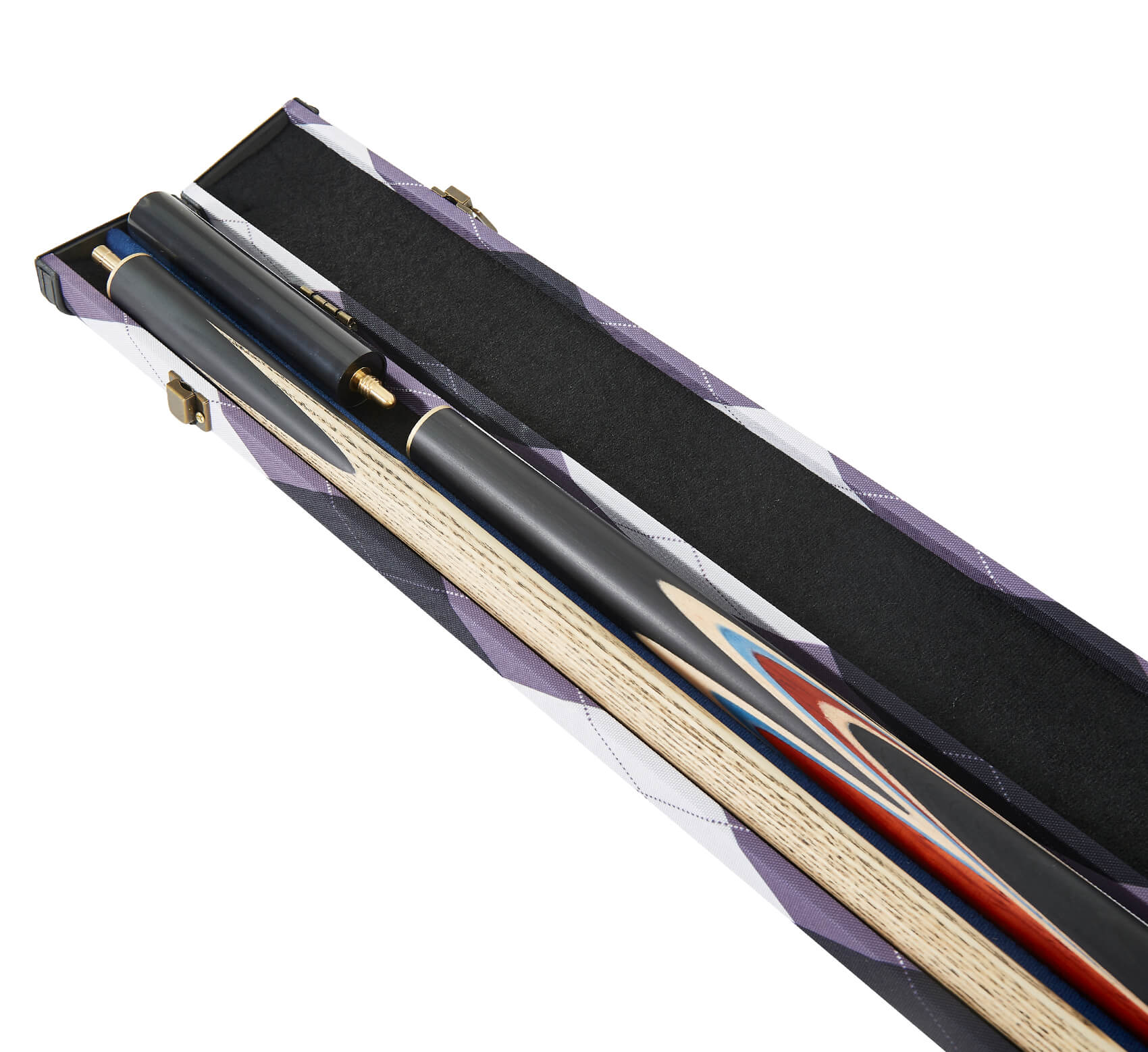 Pureline Diamond Cue Case for Two-Piece 3/4-Joint Cue | Liberty Games