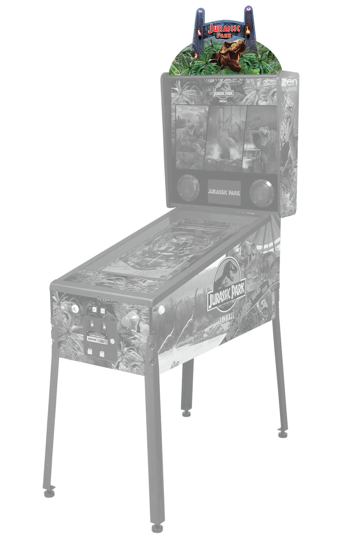 AtGames Legends Pinball 4KP - Jurassic Park™ Topper | Liberty Games