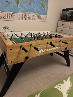 Strikeworth Free Kick Folding Football Table | Liberty Games