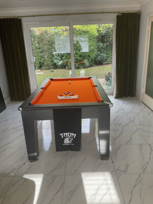 Blackball Edinburgh Slate Bed Pool Dining Table | Liberty Games
