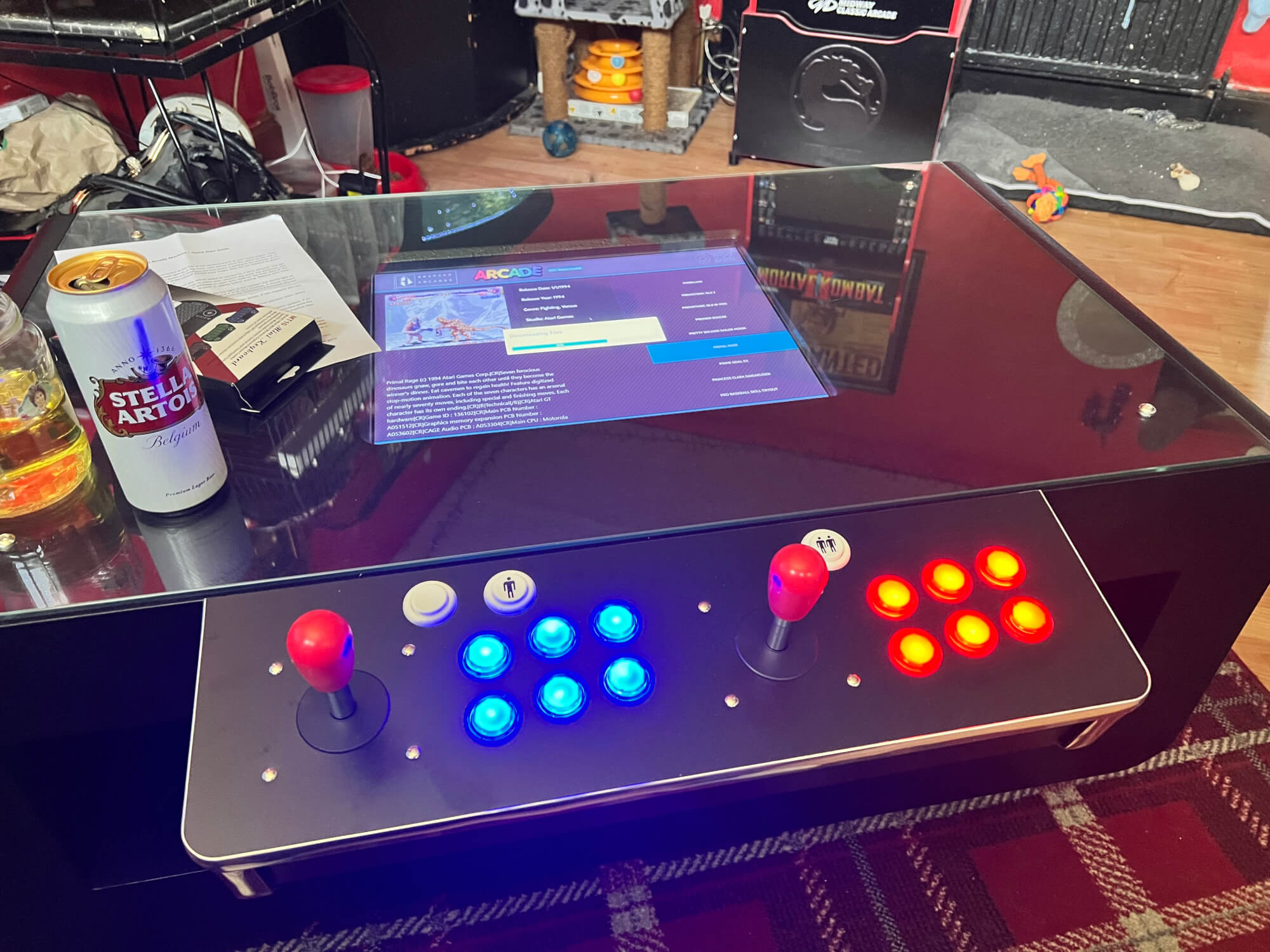 Galaxy Ultimate 2500 Multi Game Arcade Coffee Table | Liberty Games