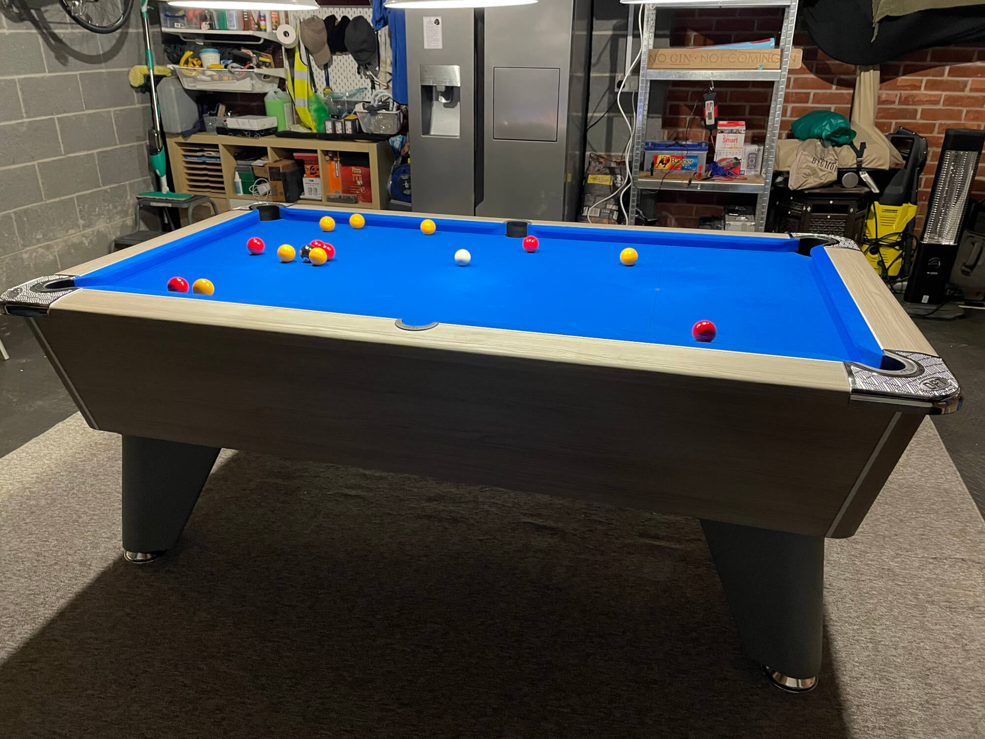 Omega Professional Slate Bed Pool Table - 6 ft, 7 ft, 8 ft