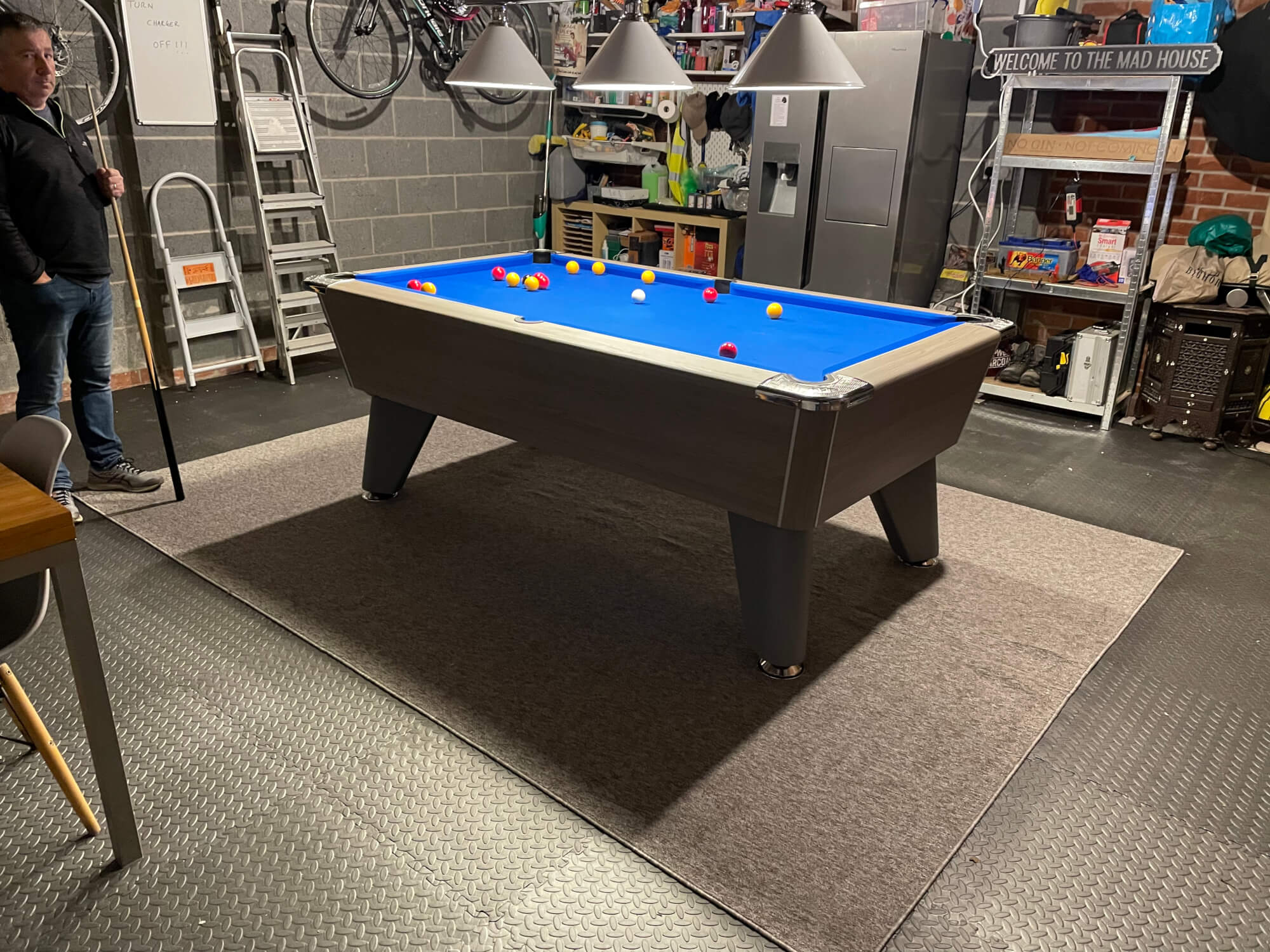 Omega Professional Slate Bed Pool Table - 6 ft, 7 ft, 8 ft