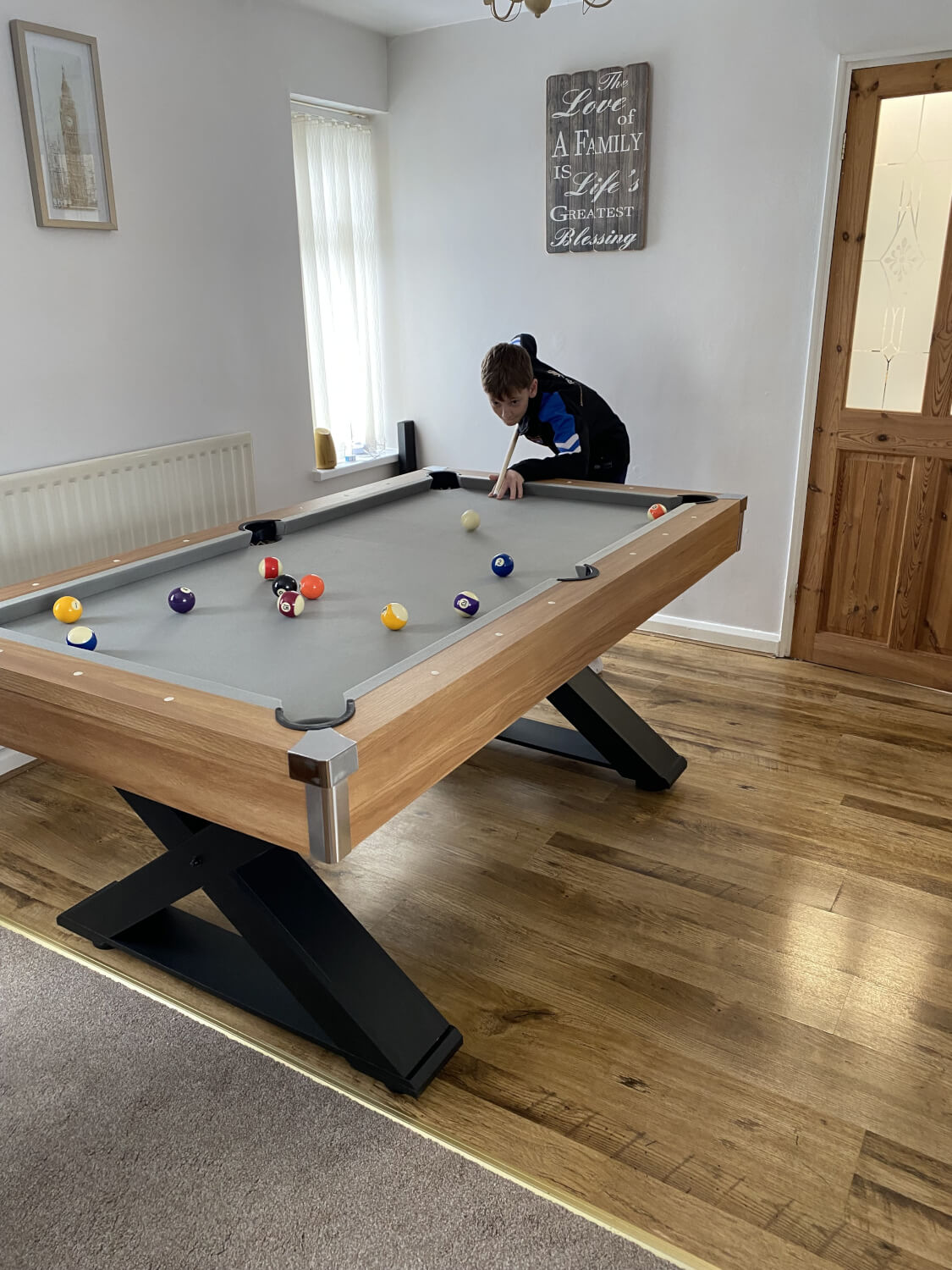 Pureline Kendo Pool Dining Table & Table Tennis Top - 6ft/7ft