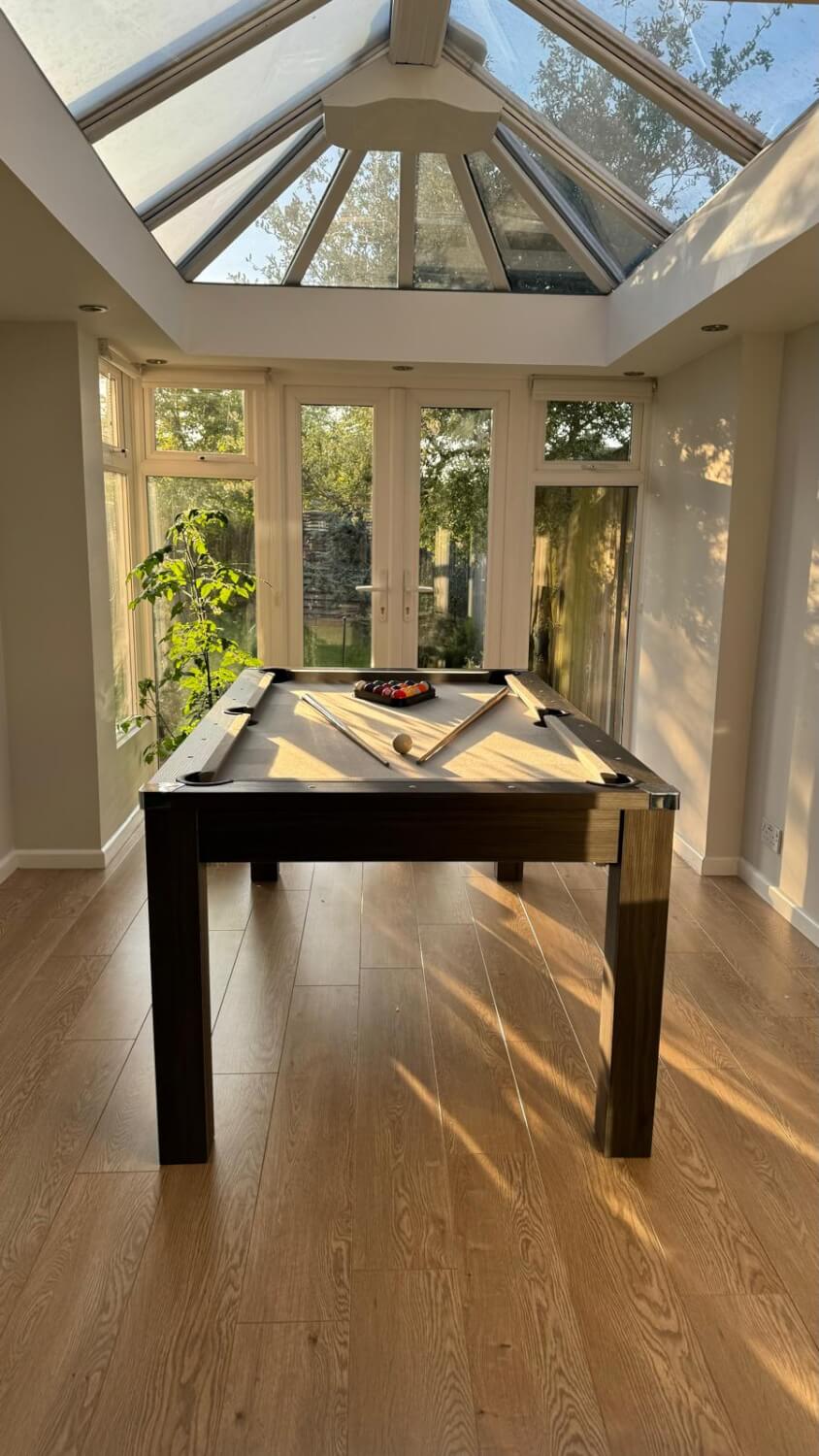 Pureline Pool Dining Table & Table Tennis Top - 6ft/7ft