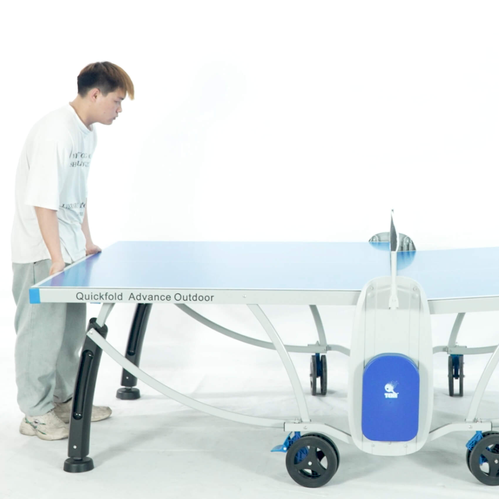 Tekscore Quickfold Outdoor Advance Table Tennis Table | Liberty Games