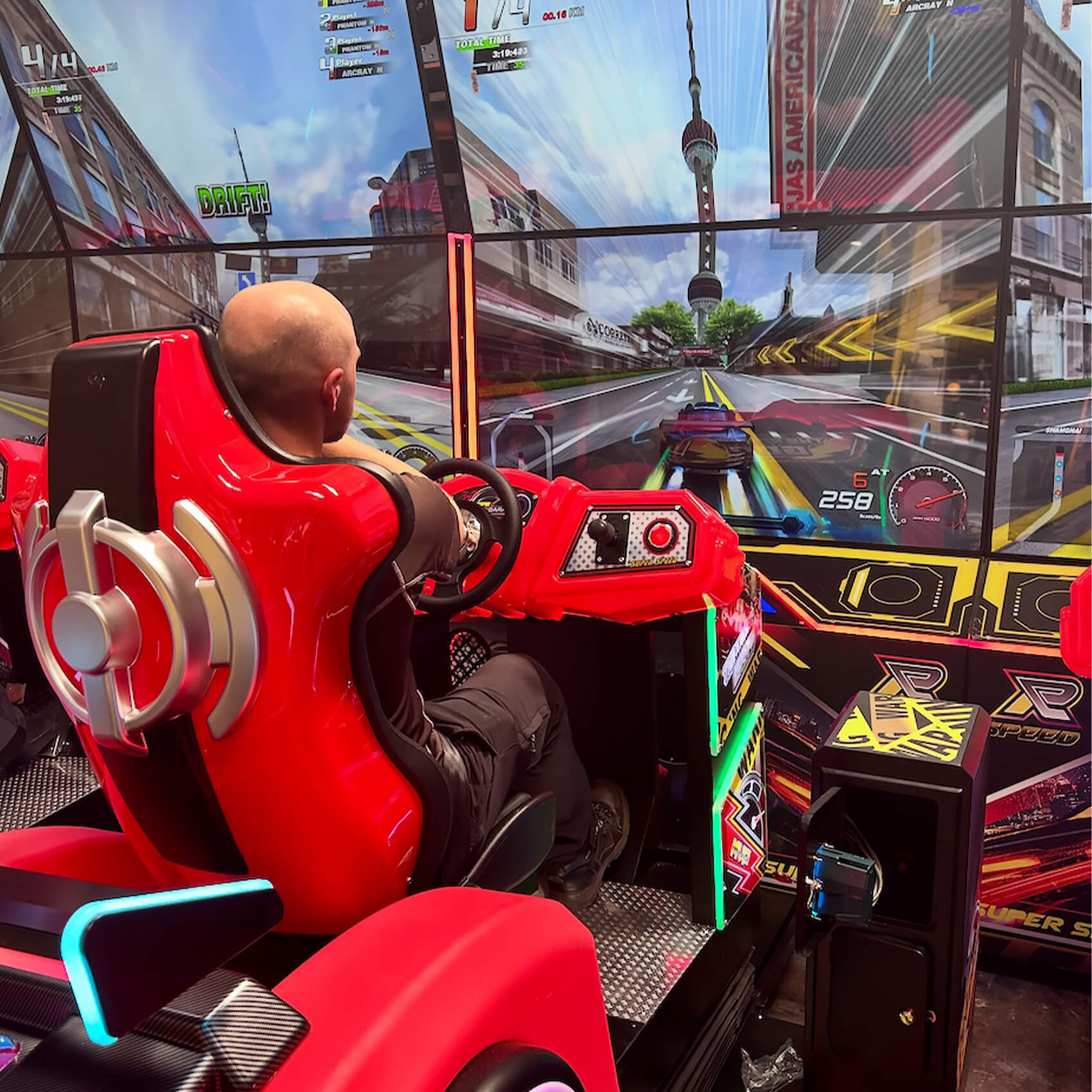The Furious Speed DX Twin Driving Arcade Machine | Liberty Games
